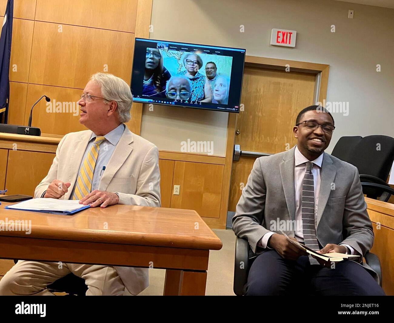 Mayor John Tecklenburg, left, and Municipal Court Associate Judge ...