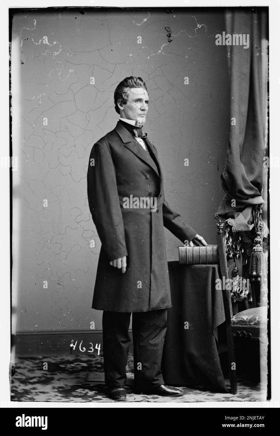 Portrait of Dr. R.S. Foster, a physician from the 19th century ...