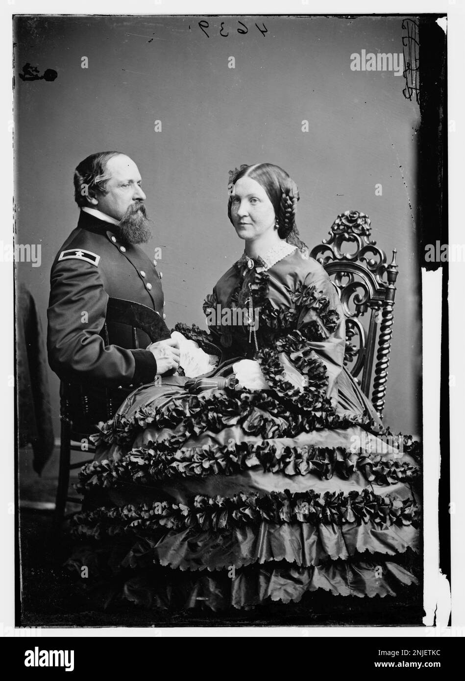 Portrait of General Ricketts and his wife, from the Library of Congress ...