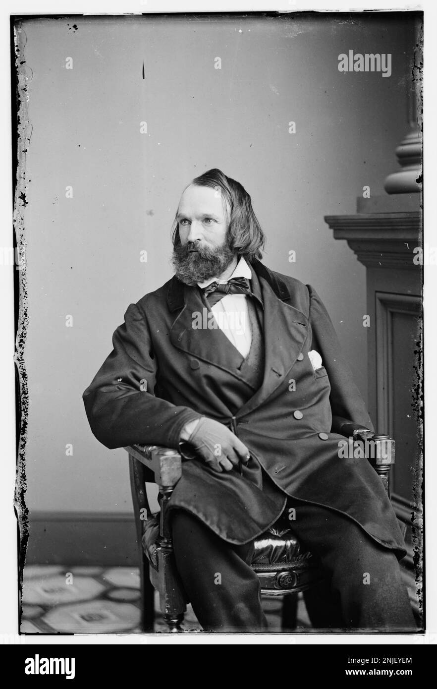 Portrait of Sidney Mount, an influential figure from the 19th century ...