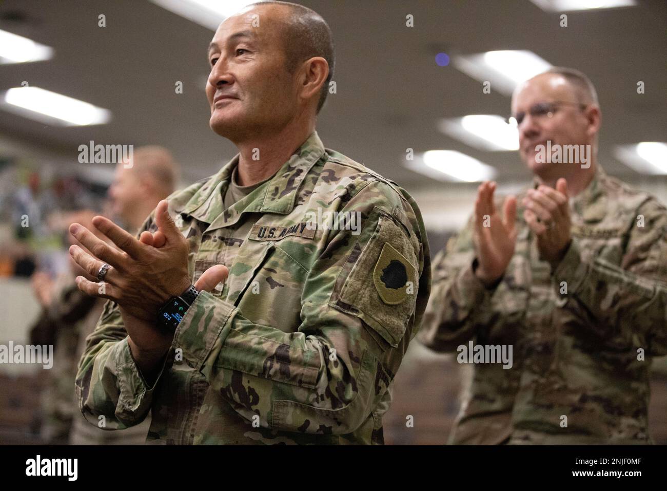 Lt. Col. Eric Smith, the Illinois Army National Guard Deputy Chief of ...
