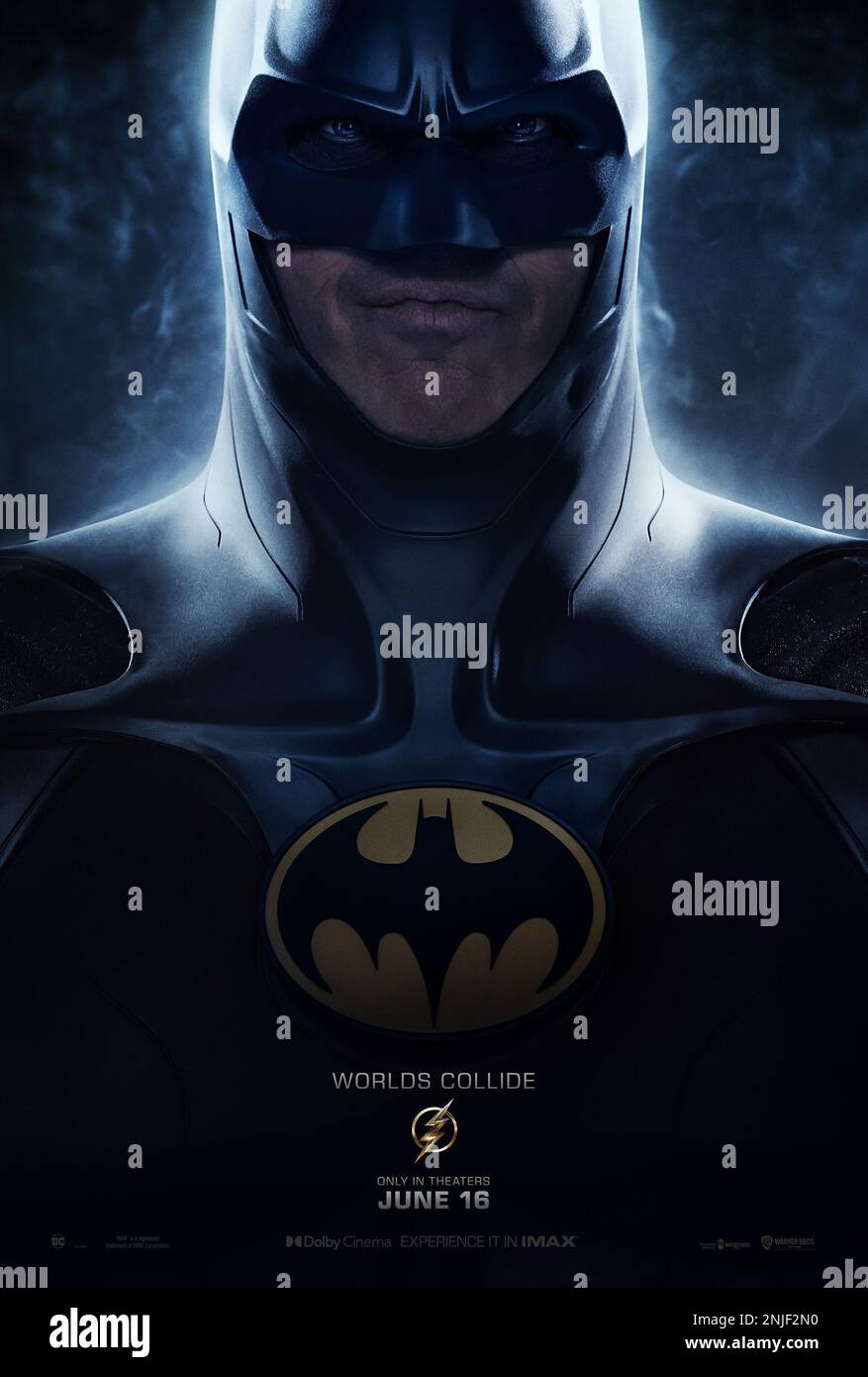 THE FLASH, US character poster, Michael Keaton as Batman, 2023 ...