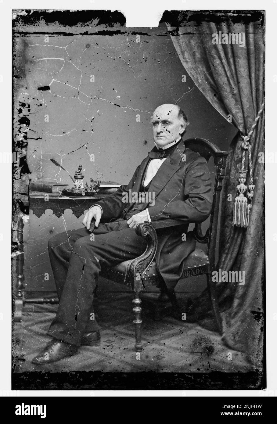 Portrait of Judge John A. Campbell, a prominent American judge and ...