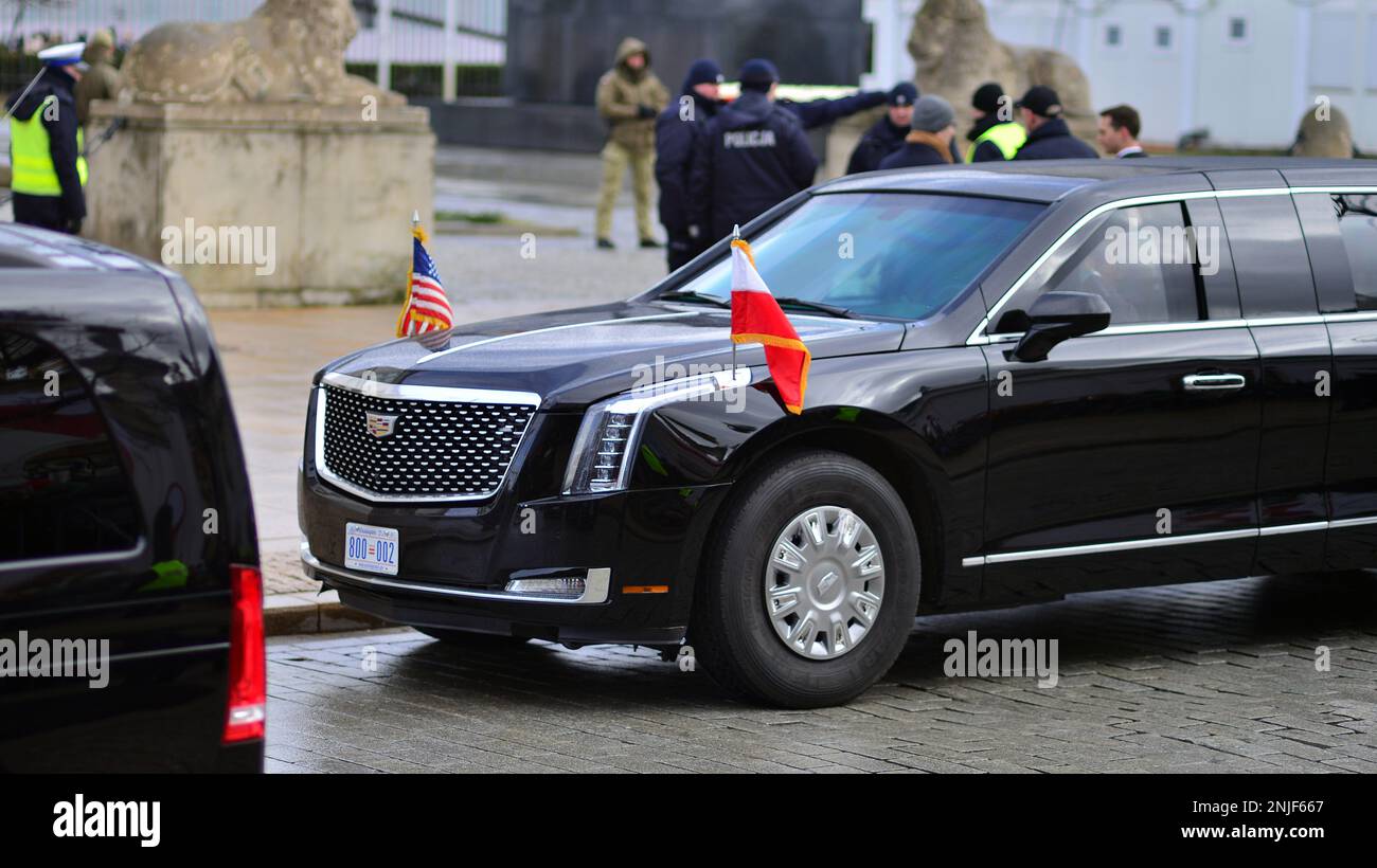 The presidents car known as the beast hi-res stock photography and ...
