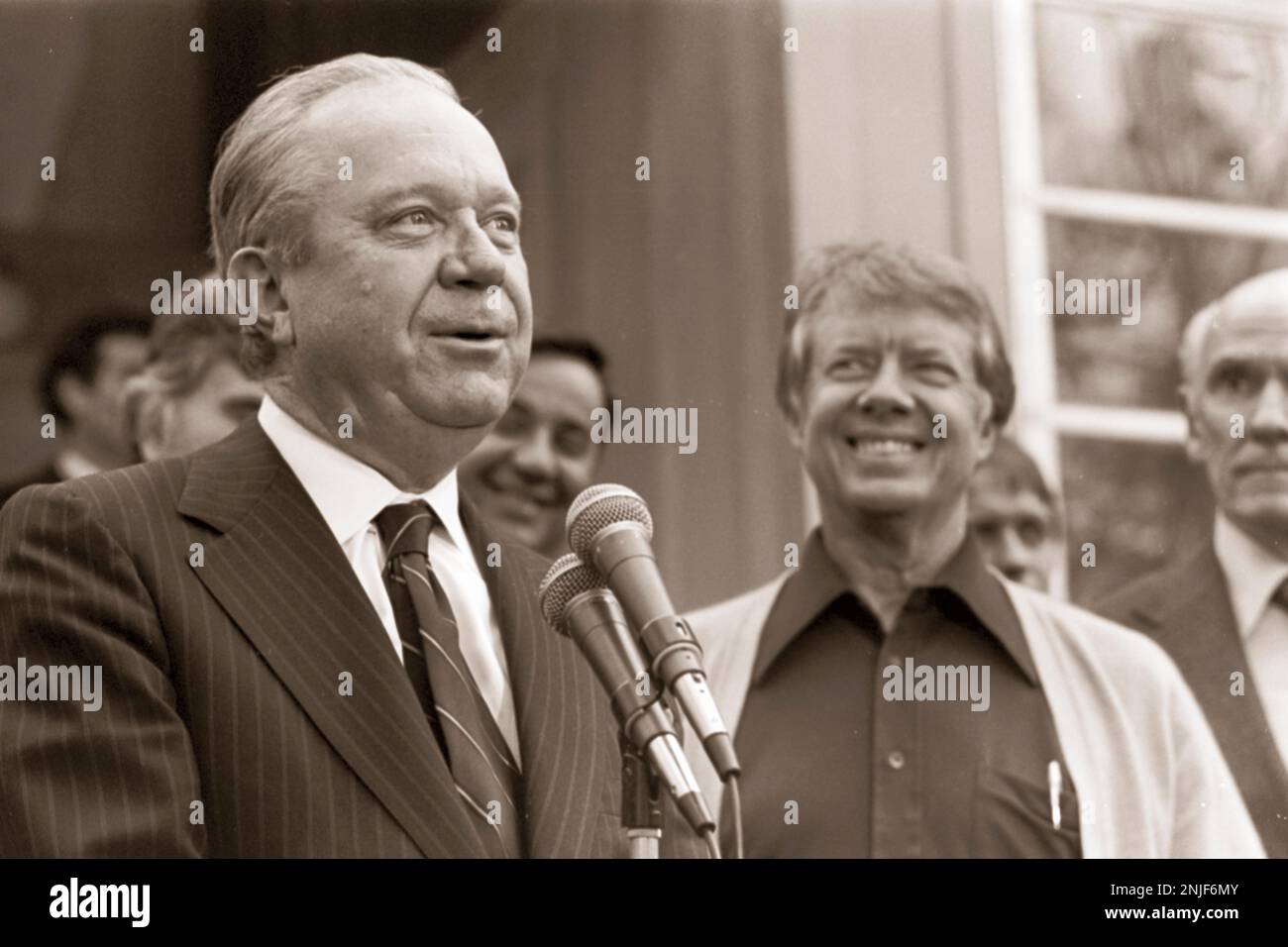 President elect Jimmy Carter and the Democratic Congressional ...