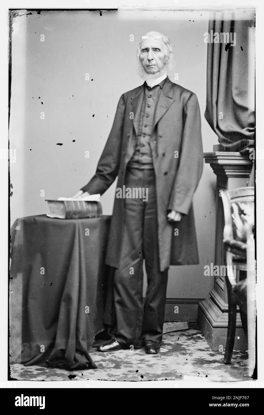 Portrait of Rev. W.E. Wyatt, a religious figure, featured in the ...
