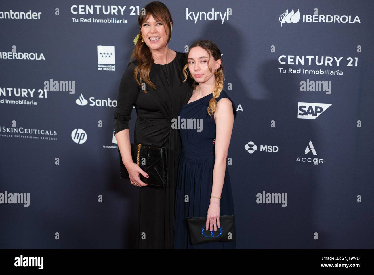 Madrid, Spain. 22nd Feb, 2023. Mabel Lozano and Roberta Campoy attend ...