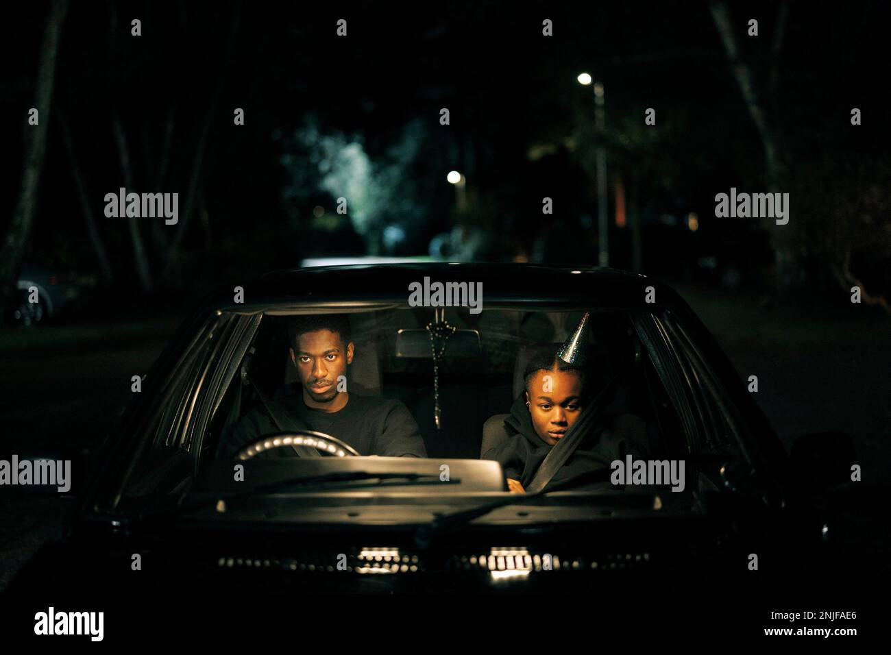 THE STRAYS, from left: Jorden Myrie, Bukky Bakray, 2023. ph: Chris ...