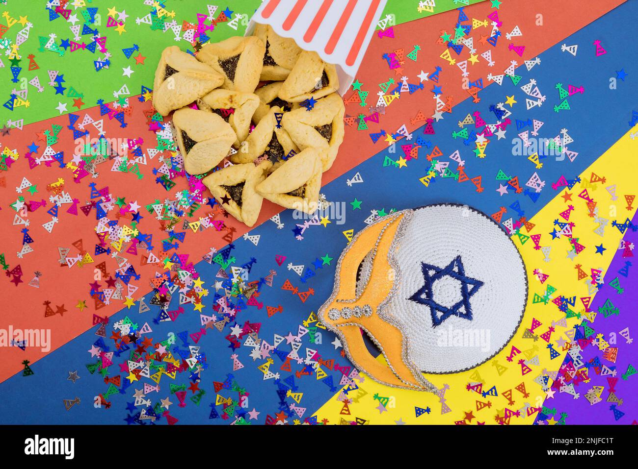 Purim festival is Jewish religious festival celebrated with cookies ...