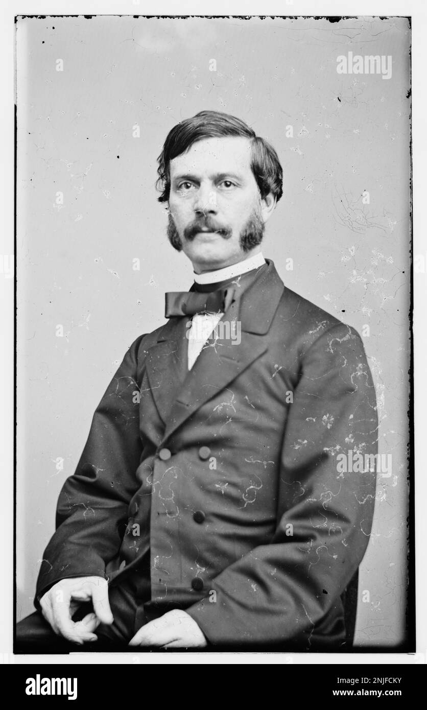 Portrait of George Wilkes, part of the Brady-Handy Collection at the ...