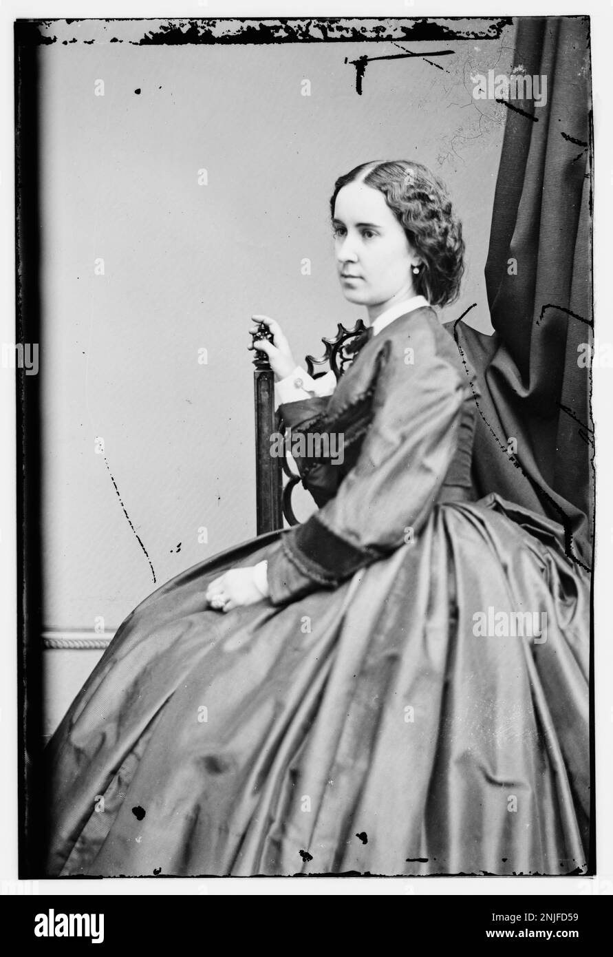 Photograph of Clara L. Kellogg, an American opera singer during the ...