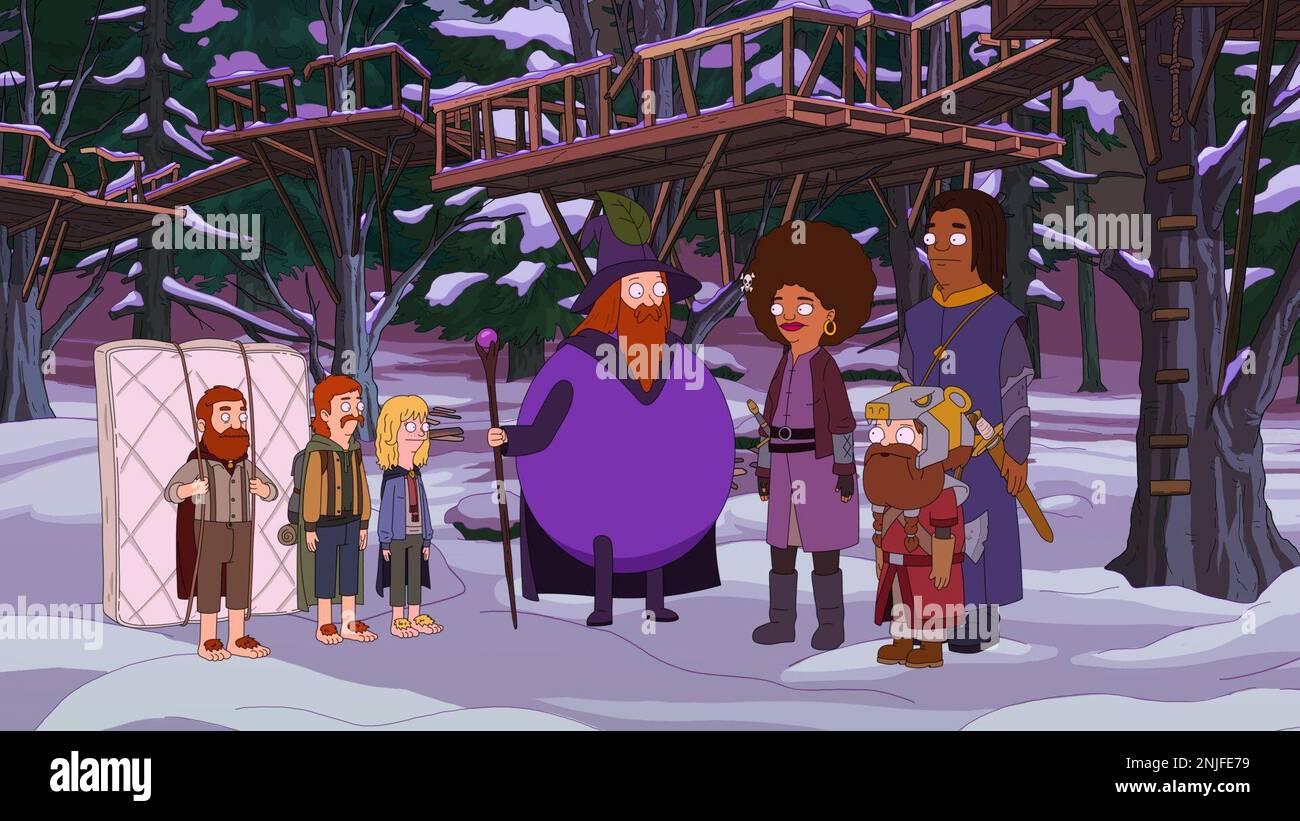 THE GREAT NORTH, first 3 from left; Beef Tobin (voice: Nick Offerman ...