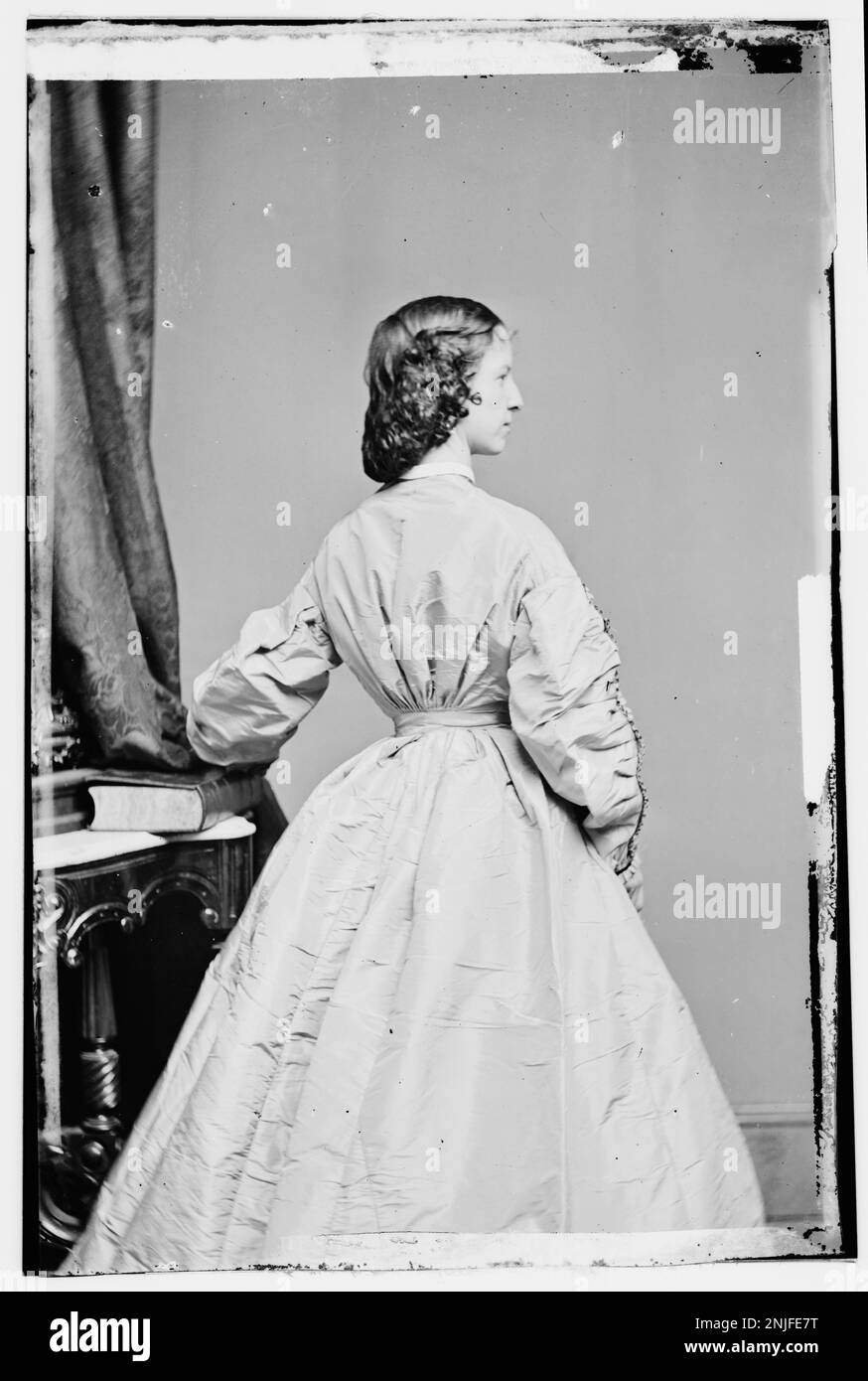 Portrait of Maggie Mitchell, actress, preserved in the Brady-Handy ...