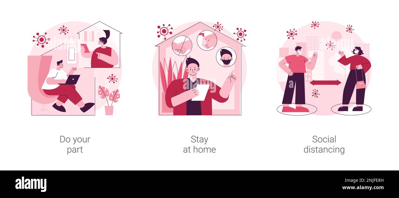 Covid19 outbreak prevention measures abstract concept vector ...