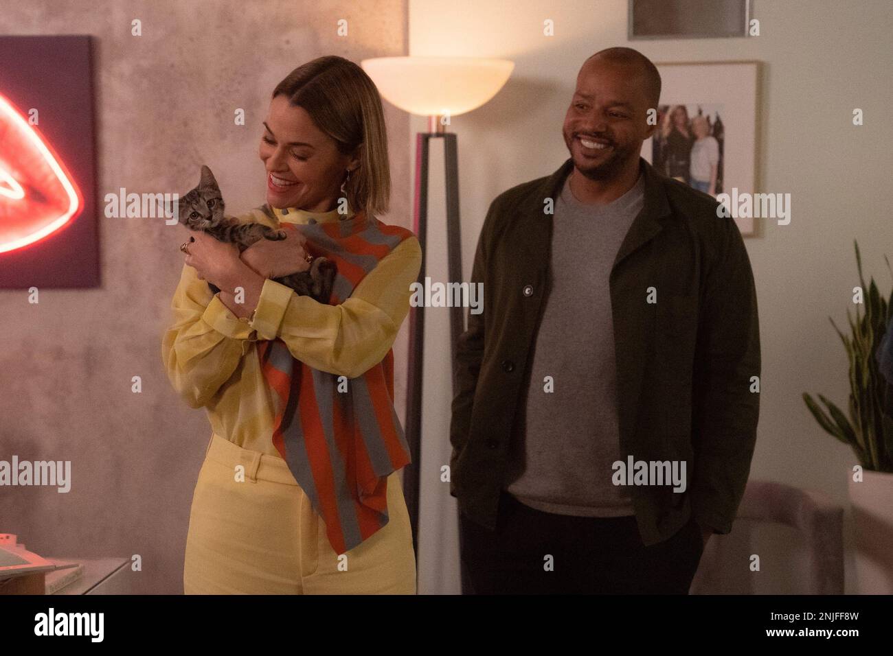 THE L WORD: GENERATION Q, from left: Leisha Hailey, Donald Faison ...