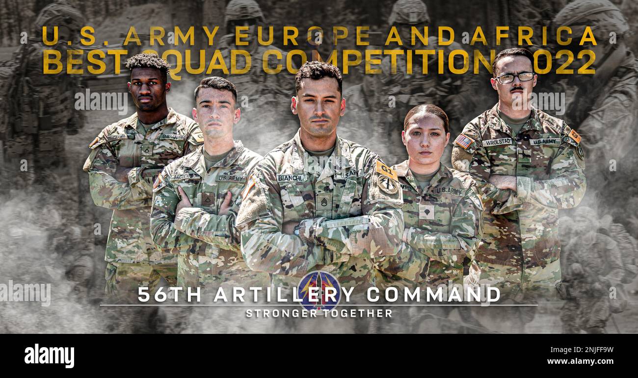56th Artillery Command team illustration for U.S. Army Europe and ...