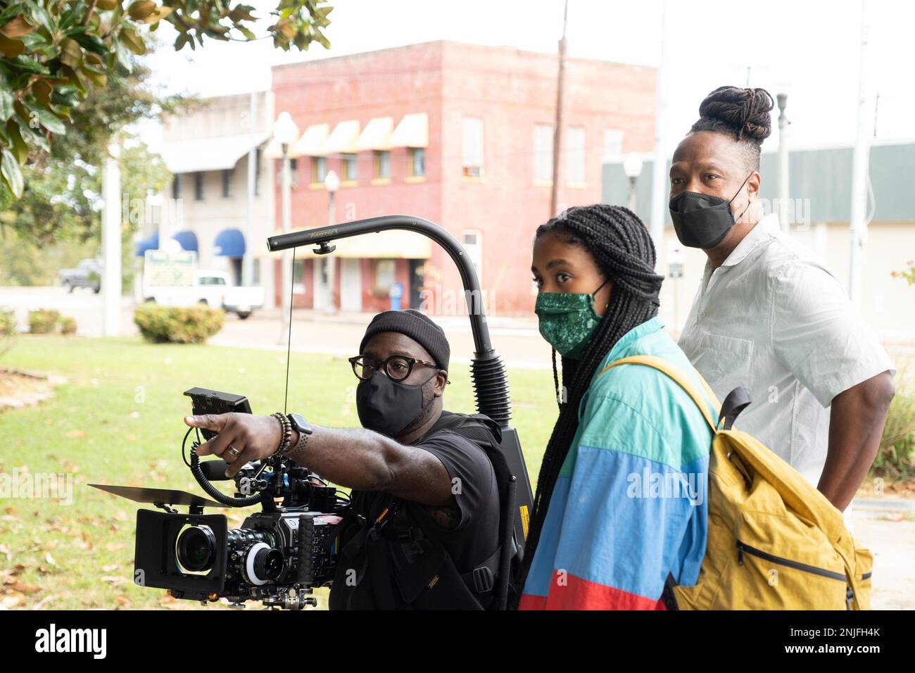 THE 1619 PROJECT, from left: cinematographer Jerry Henry, producer Bety ...