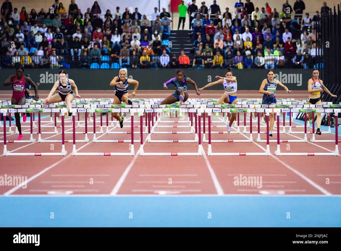 Madrid, Madrid, Spain. 22nd Feb, 2023. Cyrena Samba-Mayela, Sarah Kate ...