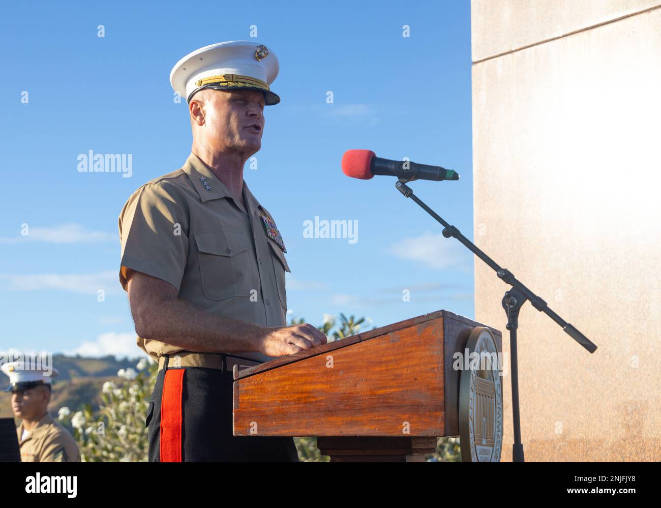 U.S. Marine Corps Lt. Gen. Steven Rudder, commander, U.S. Marine Corps ...