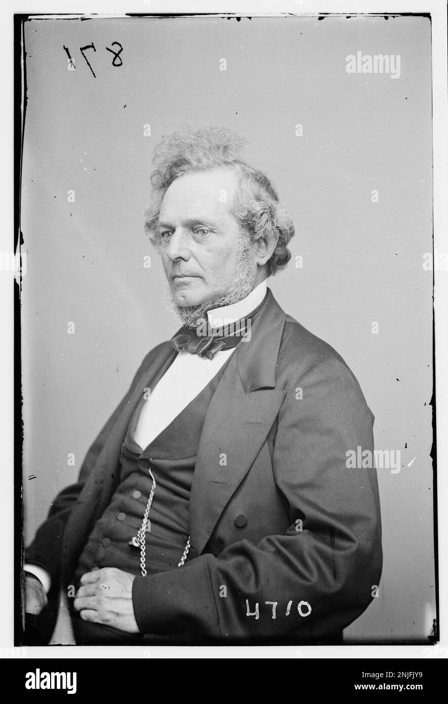 Portrait of Richard Hoe, inventor, preserved in the Brady-Handy ...