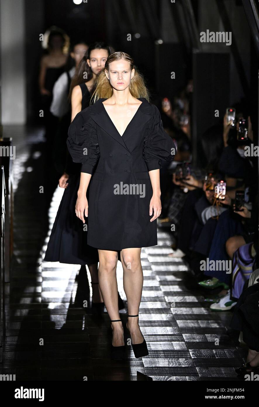 Models of EZUMi perform during the Rakuten Fashion Week TOKYO 2023 S/S ...