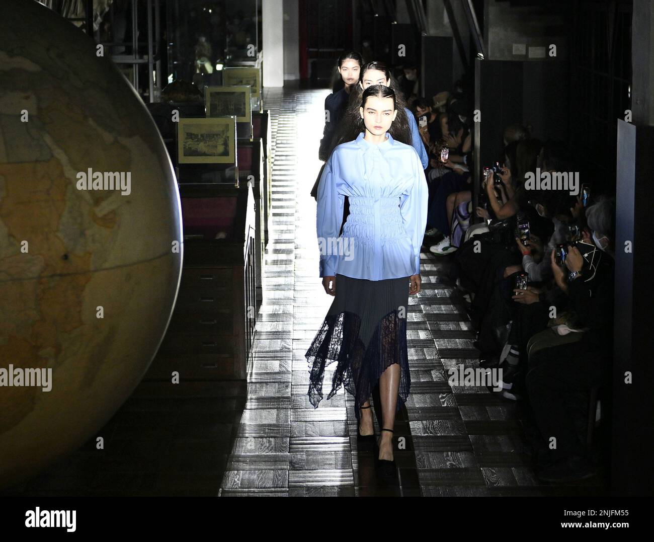 Models of EZUMi perform during the Rakuten Fashion Week TOKYO 2023 S/S ...