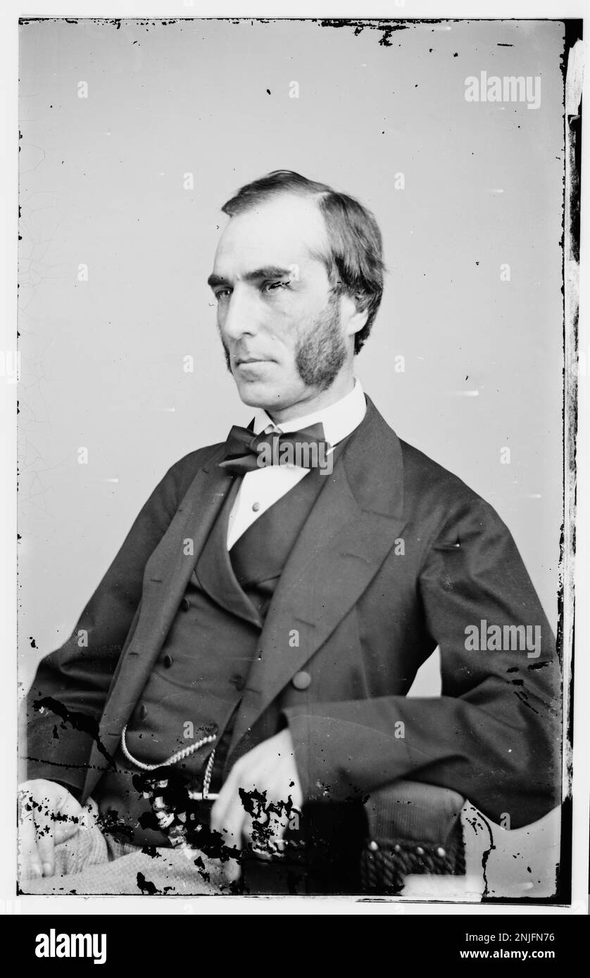 Portrait of Goldwin Smith, a notable historian and journalist, captured ...