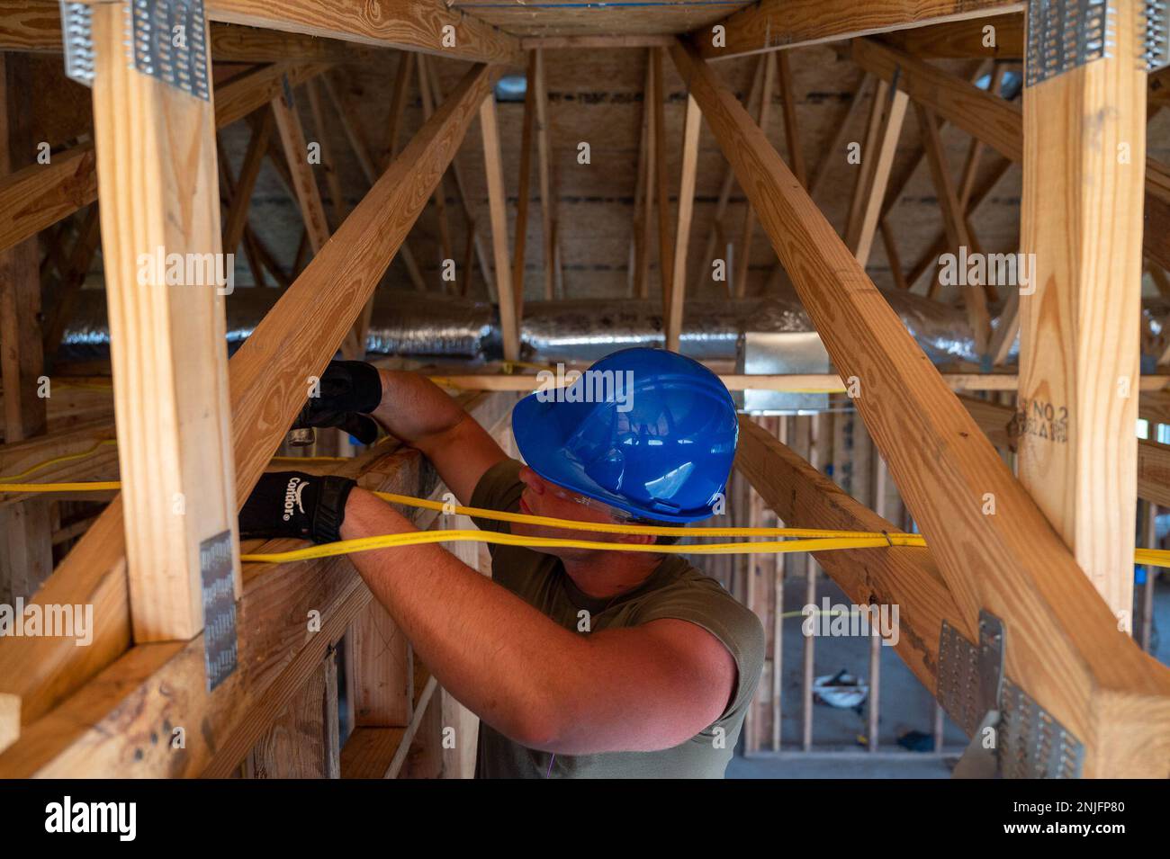 U.S. Air Force Airman 1st Class Jacob Maas, 126th Civil Engineer ...
