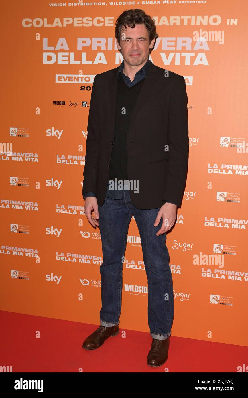 Paolo Ricca attends the red carpet of the movie "La primavera della mia ...