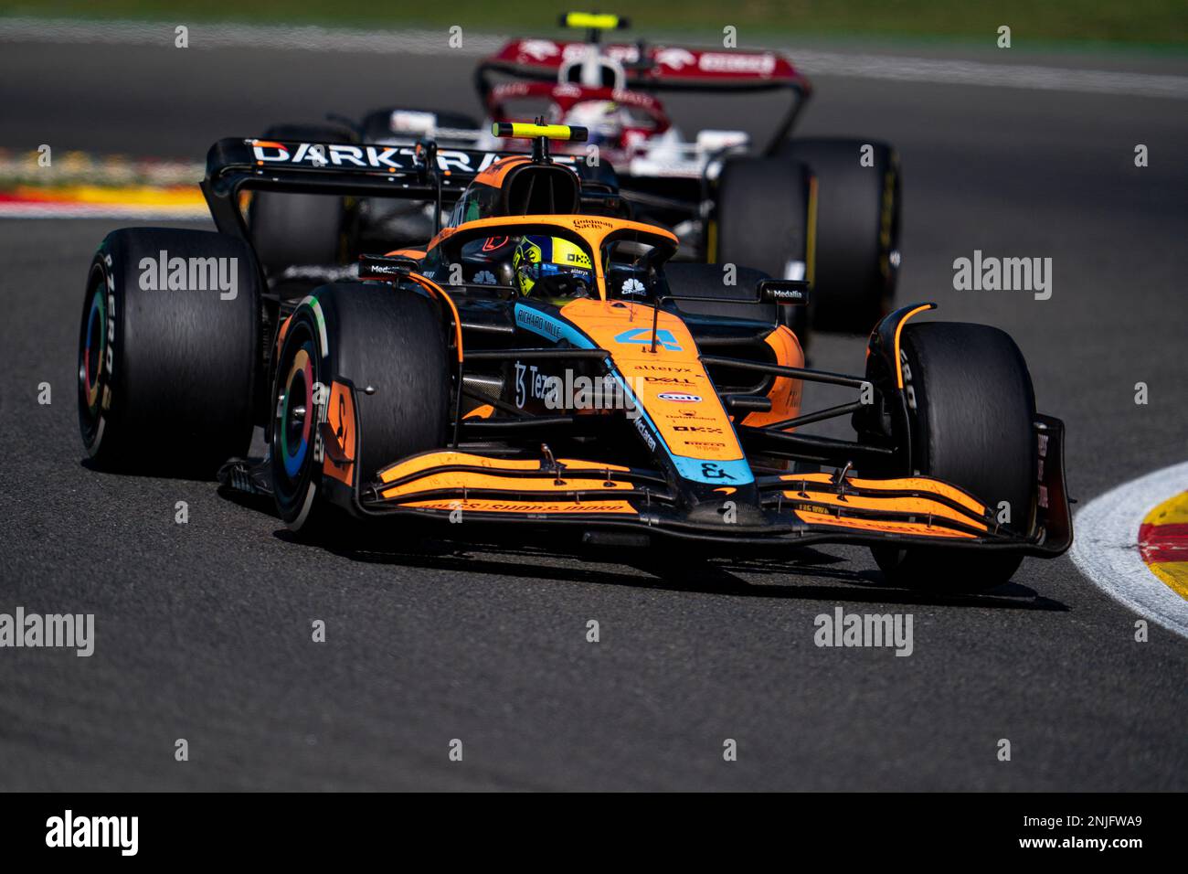 August 28, 2022, Francorchamps, Belgium: LANDO NORRIS of Great Britain ...