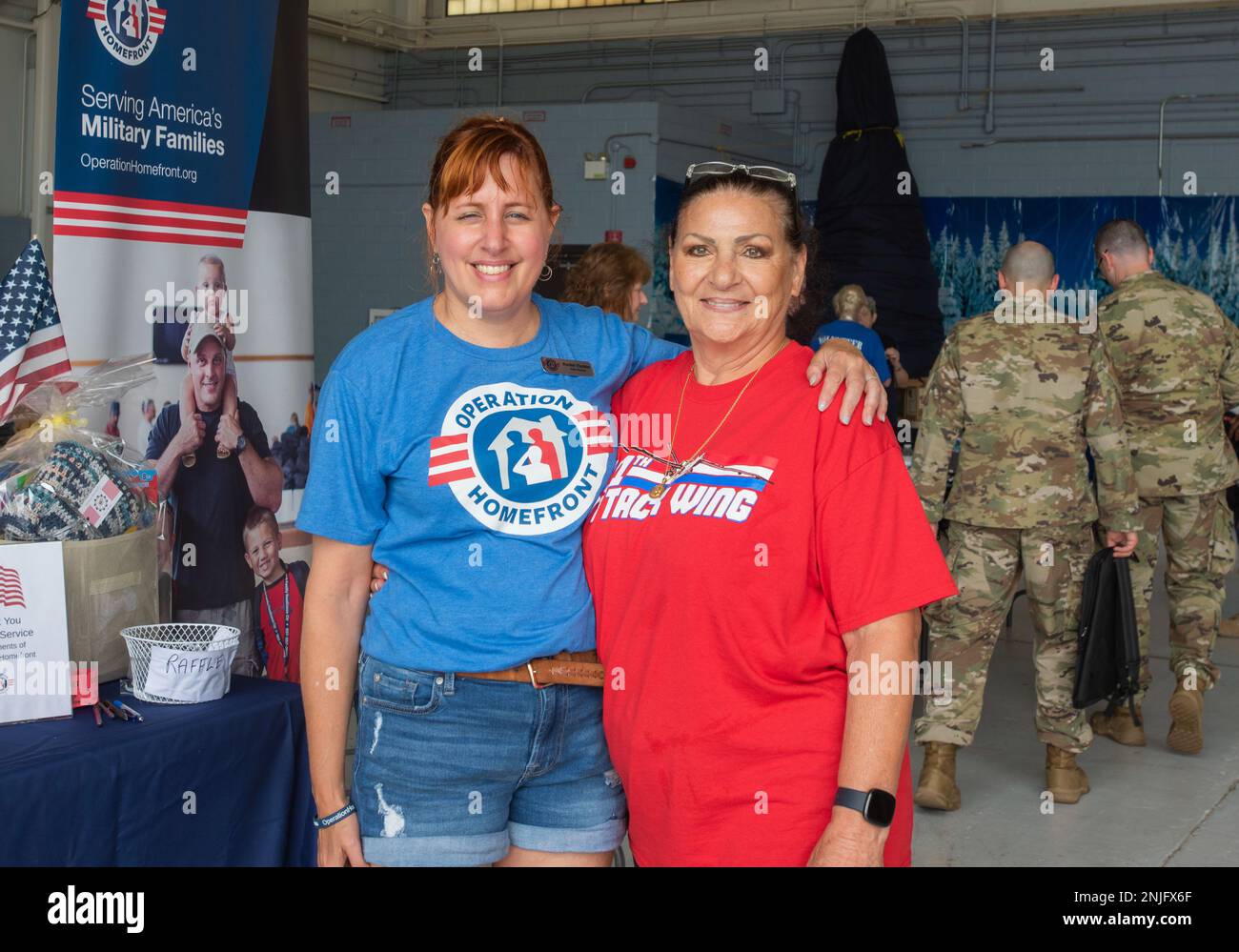 Rachel Tischler, Operation Homefront Region 3 Senior Director, and Anna ...