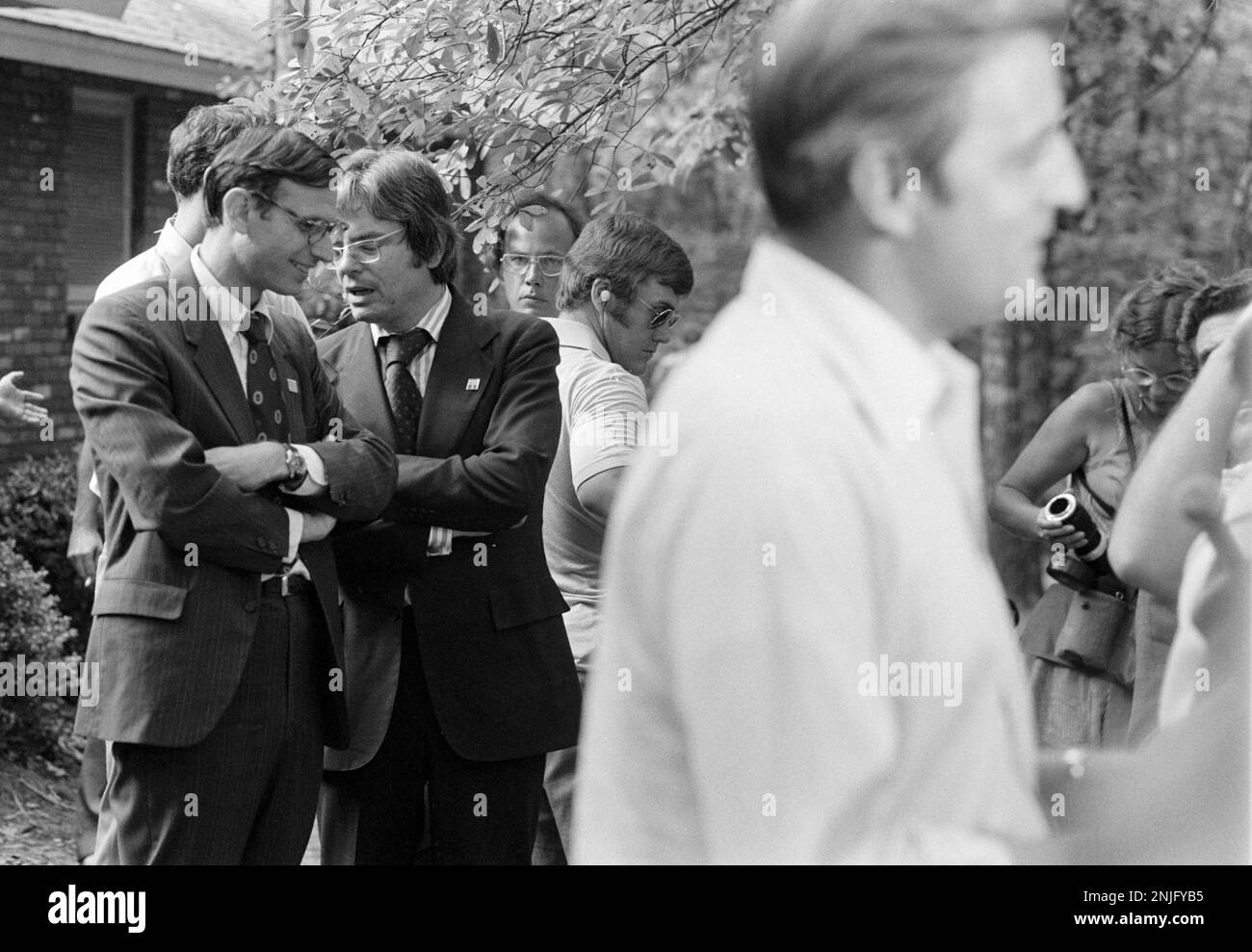 President elect Jimmy Carter, Vice President elect Walter Mondale with ...