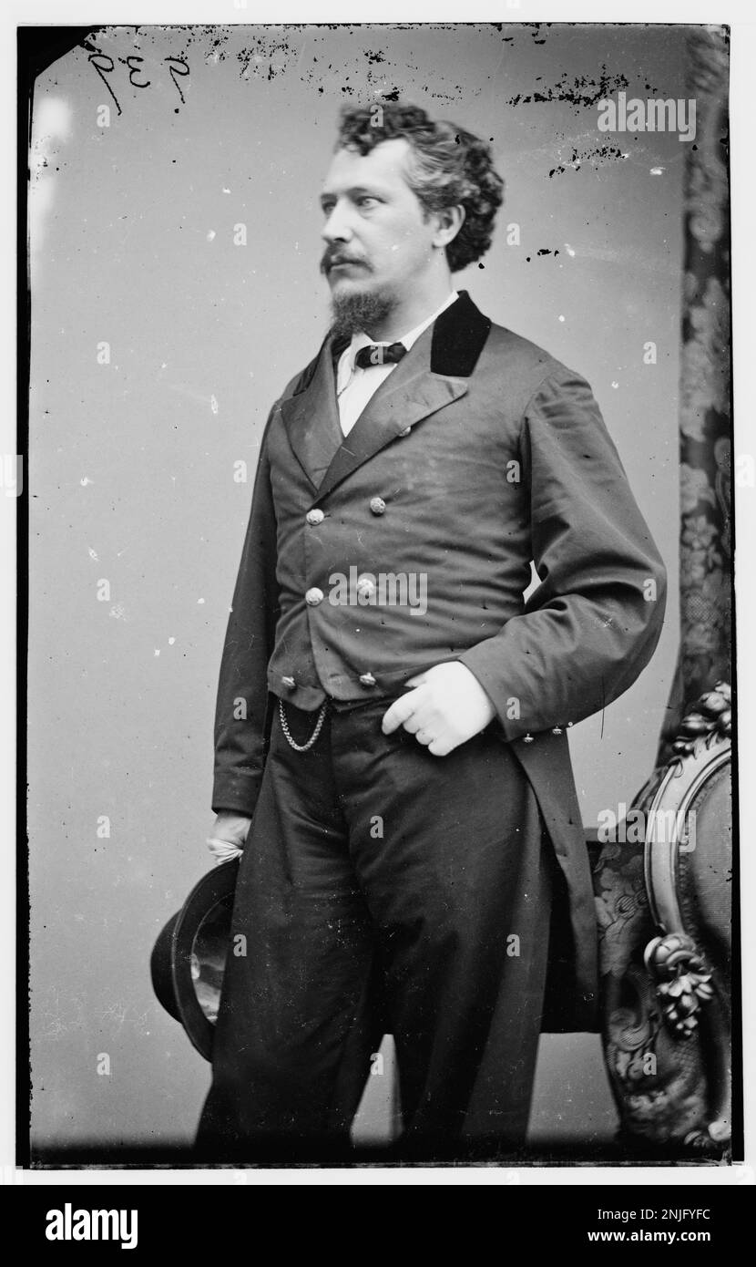 Portrait of Geo. Francis Train, a notable figure in 19th-century ...