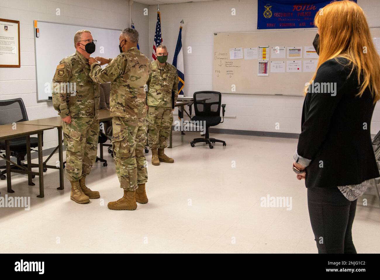 U.S. Air Force Brigadier General David Cochran, West Virginia National ...