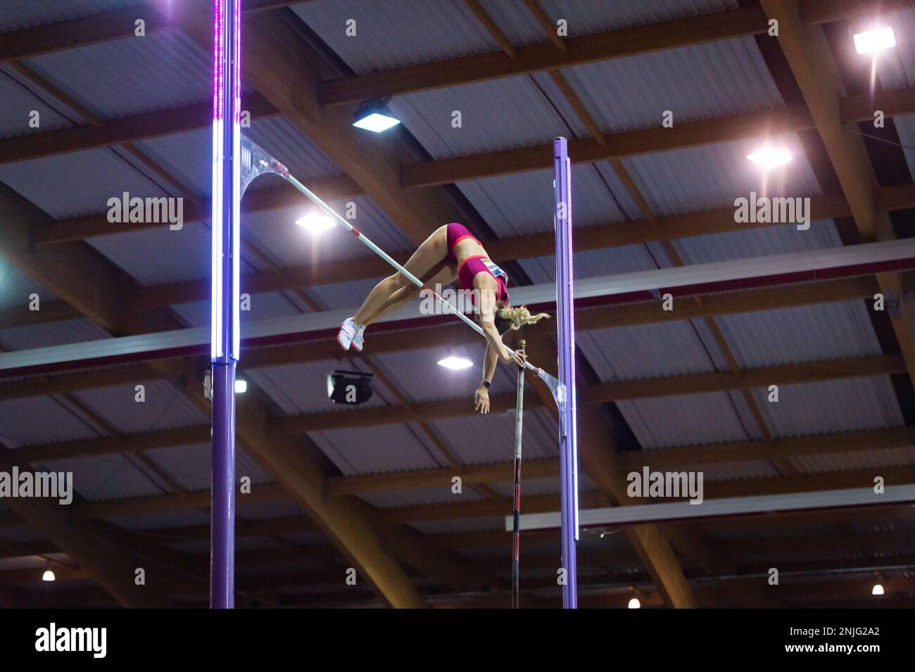 Madrid, Madrid, Spain. 22nd Feb, 2023. Alysha Newman during the womenÃ ...