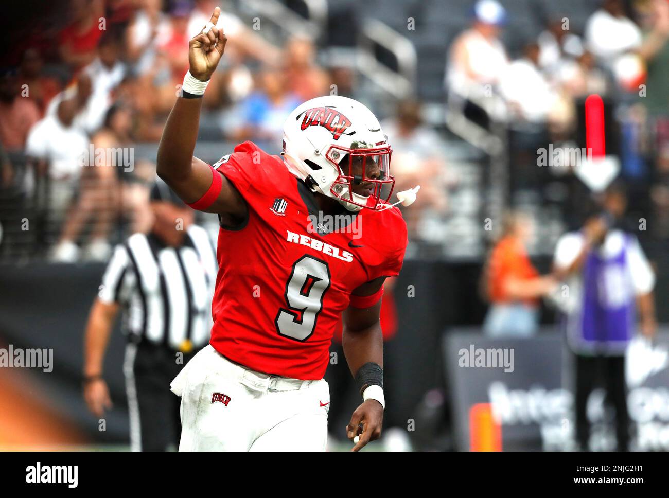 CORRECTS YEAR TO 2022 INSTEAD OF 2021 - UNLV running back Aidan Robbins ...