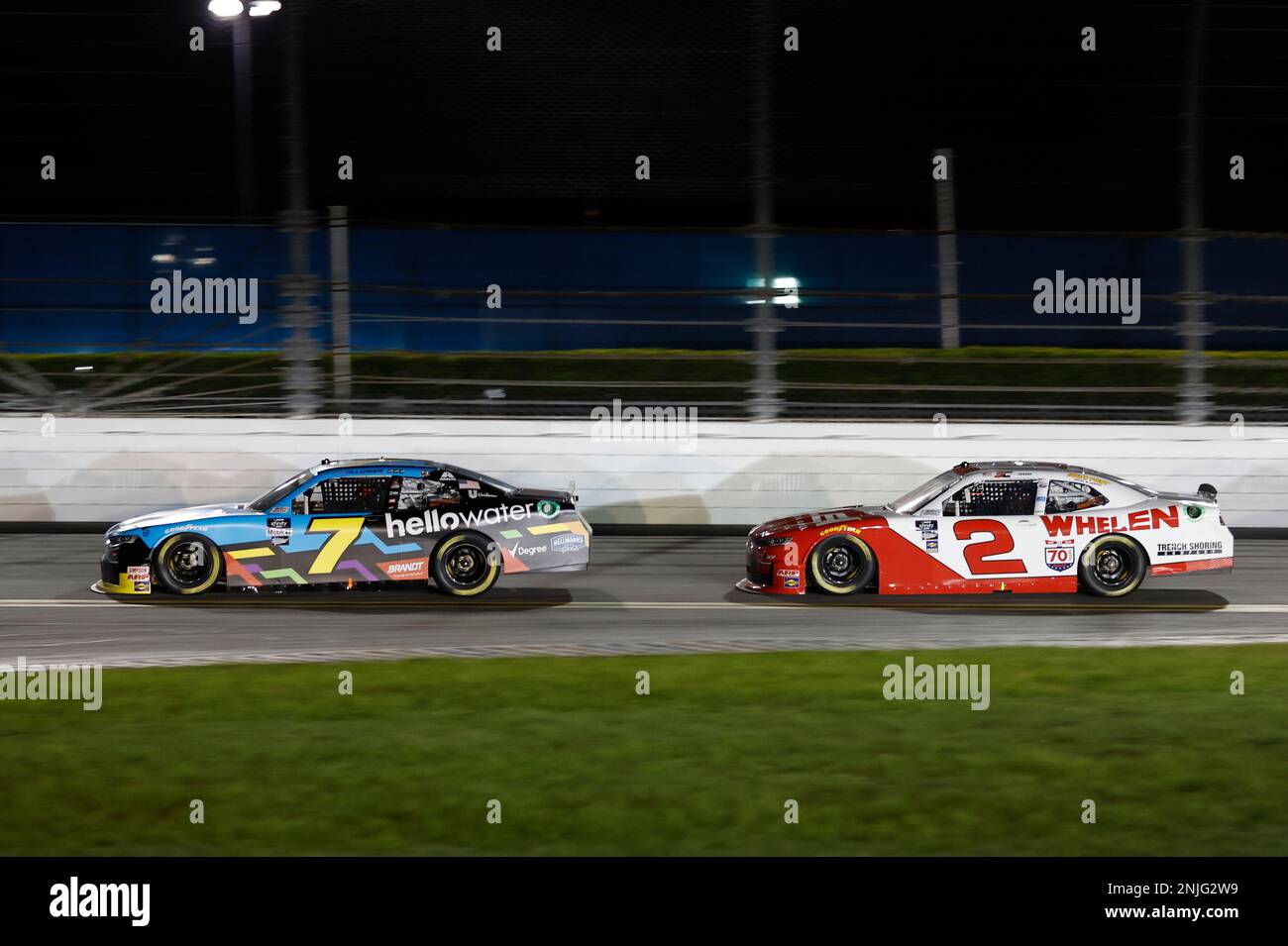 DAYTONA, FL - AUGUST 26: Justin Allgaier (#7 JR Motorsports hellowater ...