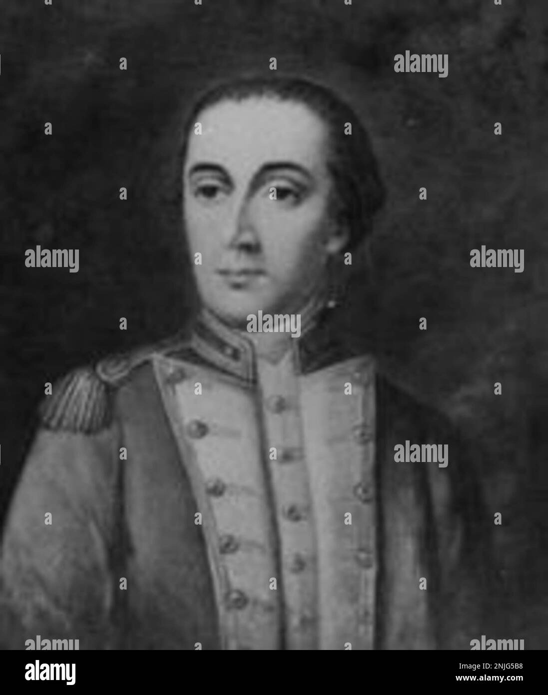 Captain Nicholas Cox, 47th Regiment Stock Photo - Alamy