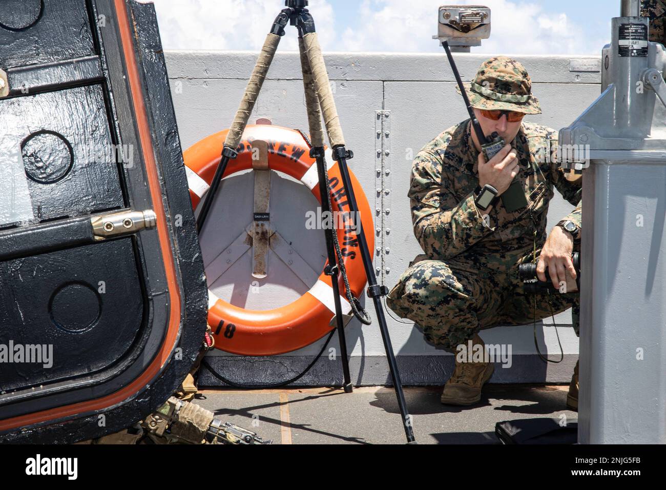 U.S. Marine Corps Staff Sgt. Jeremy Bennett, a scout sniper platoon ...