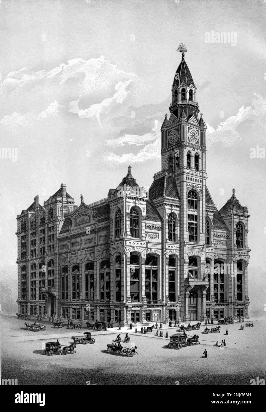 Trade 1885 Black and White Stock Photos & Images - Alamy