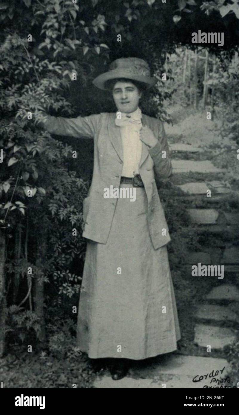 Lady Wolseley, from the cover of her 1916 book In a College Garden ...