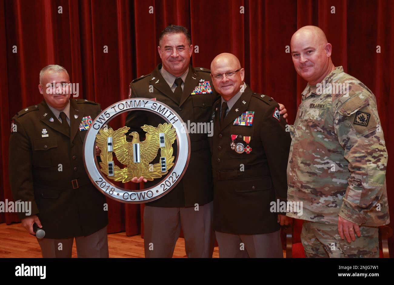 Chief Warrant Officer 4 Jay Myrick, administrative officer for ...