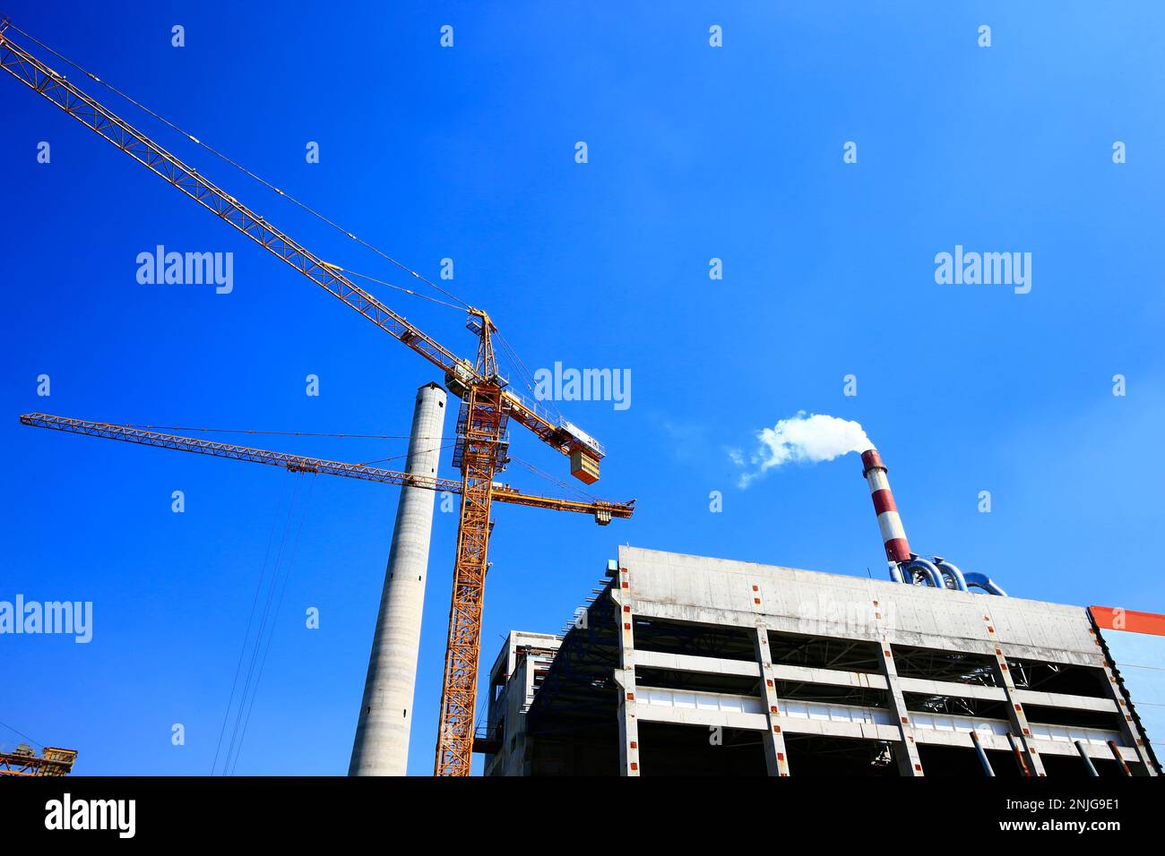 The construction of buildings under construction Stock Photo - Alamy