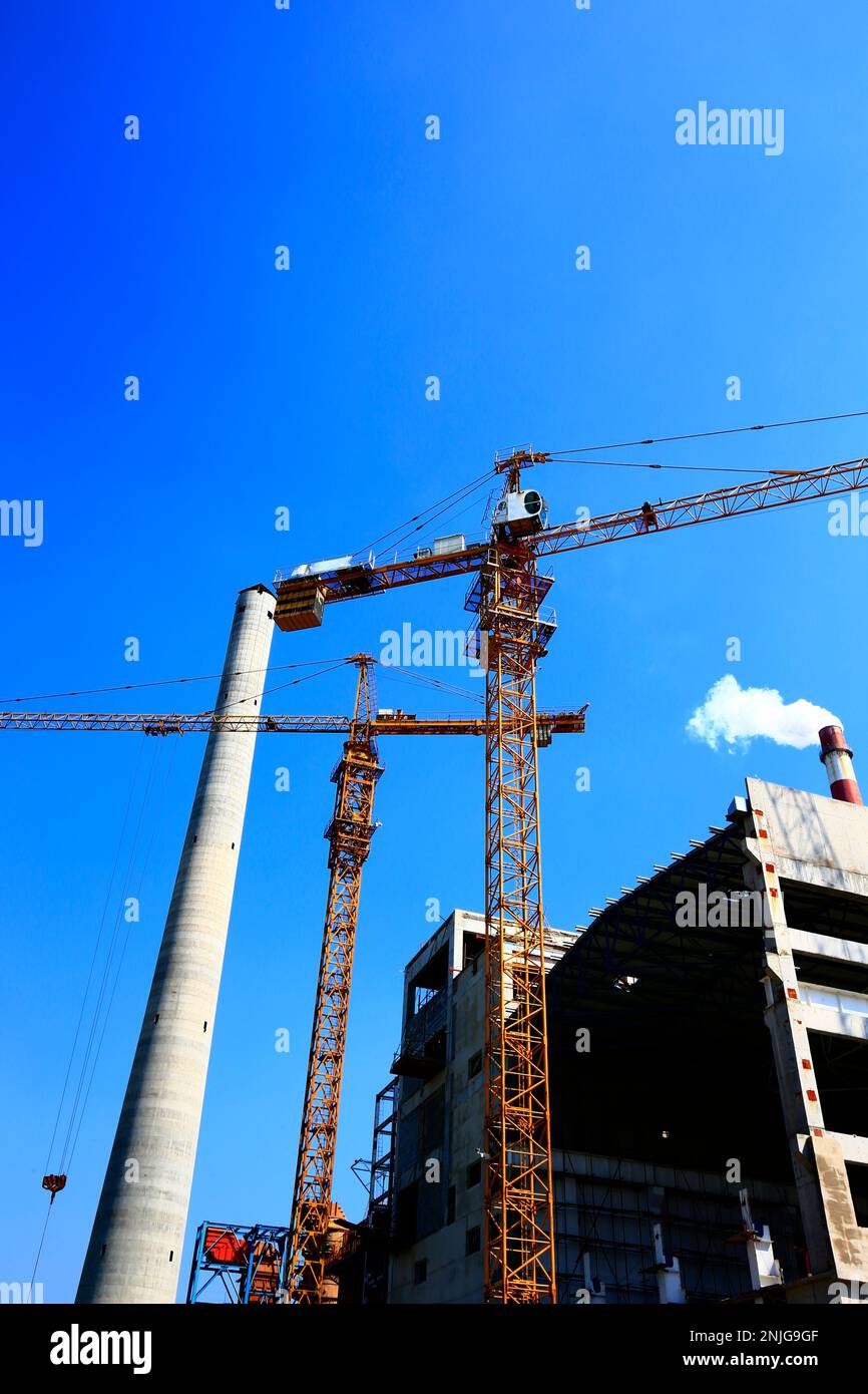 The construction of buildings under construction Stock Photo - Alamy