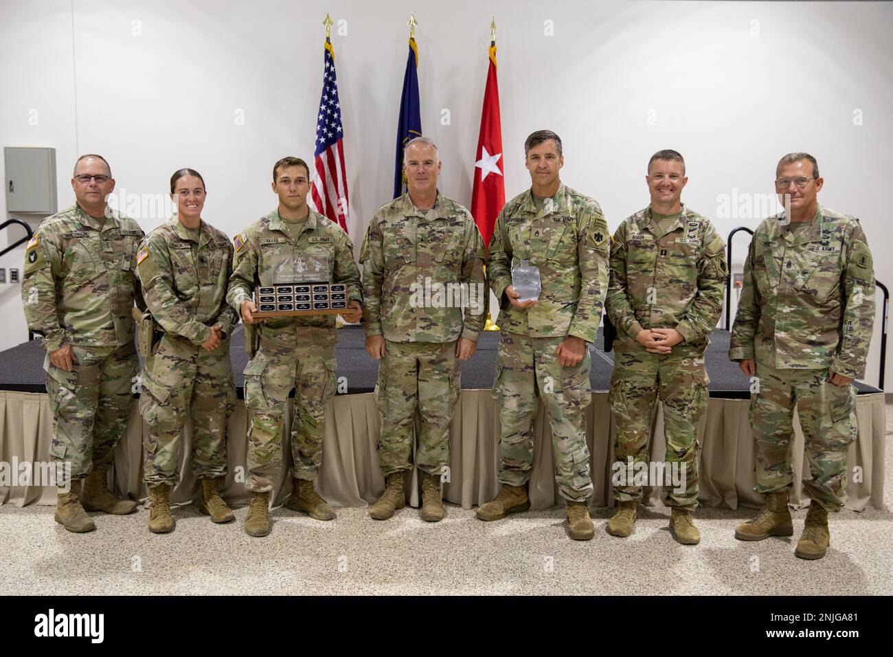 A team of four soldiers representing Co. A, 2-134th Infantry Battalion ...