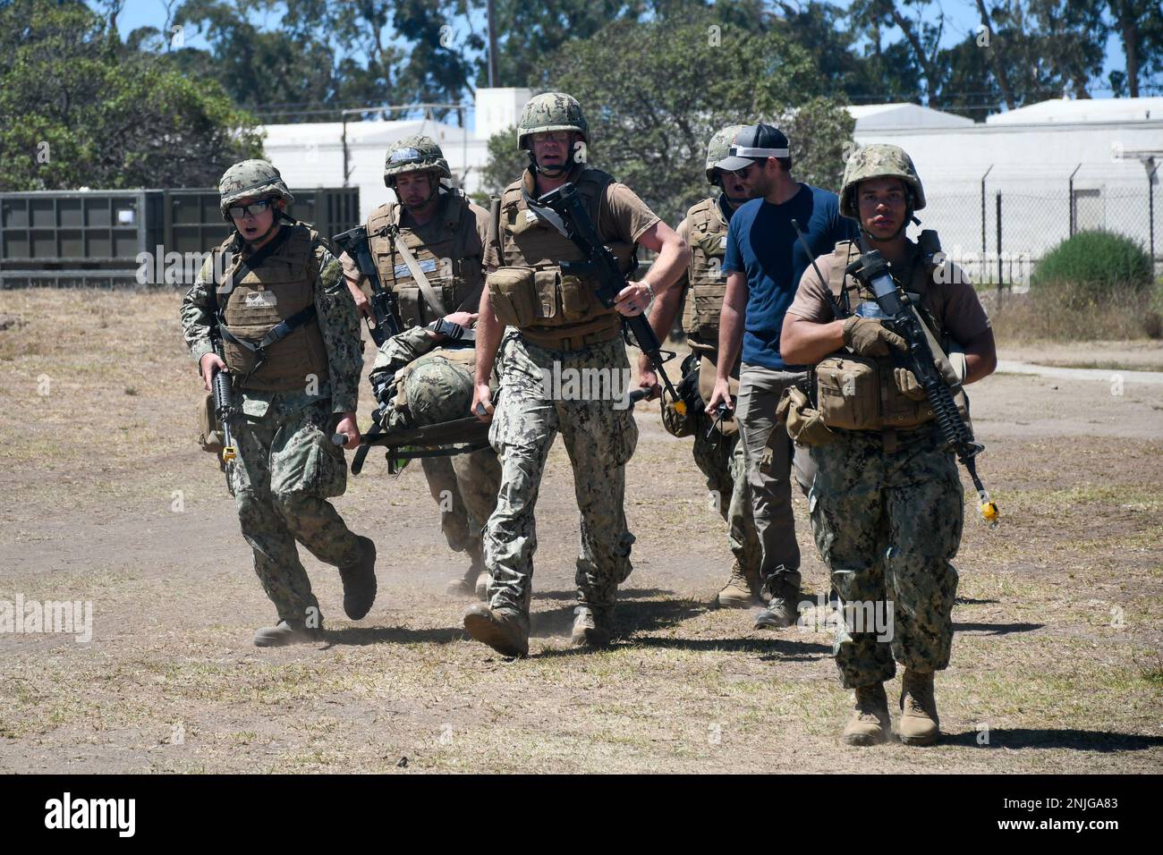 PORT HUENEME, Calif. (Aug. 7, 2022) Seabees, assigned to Naval Mobile ...
