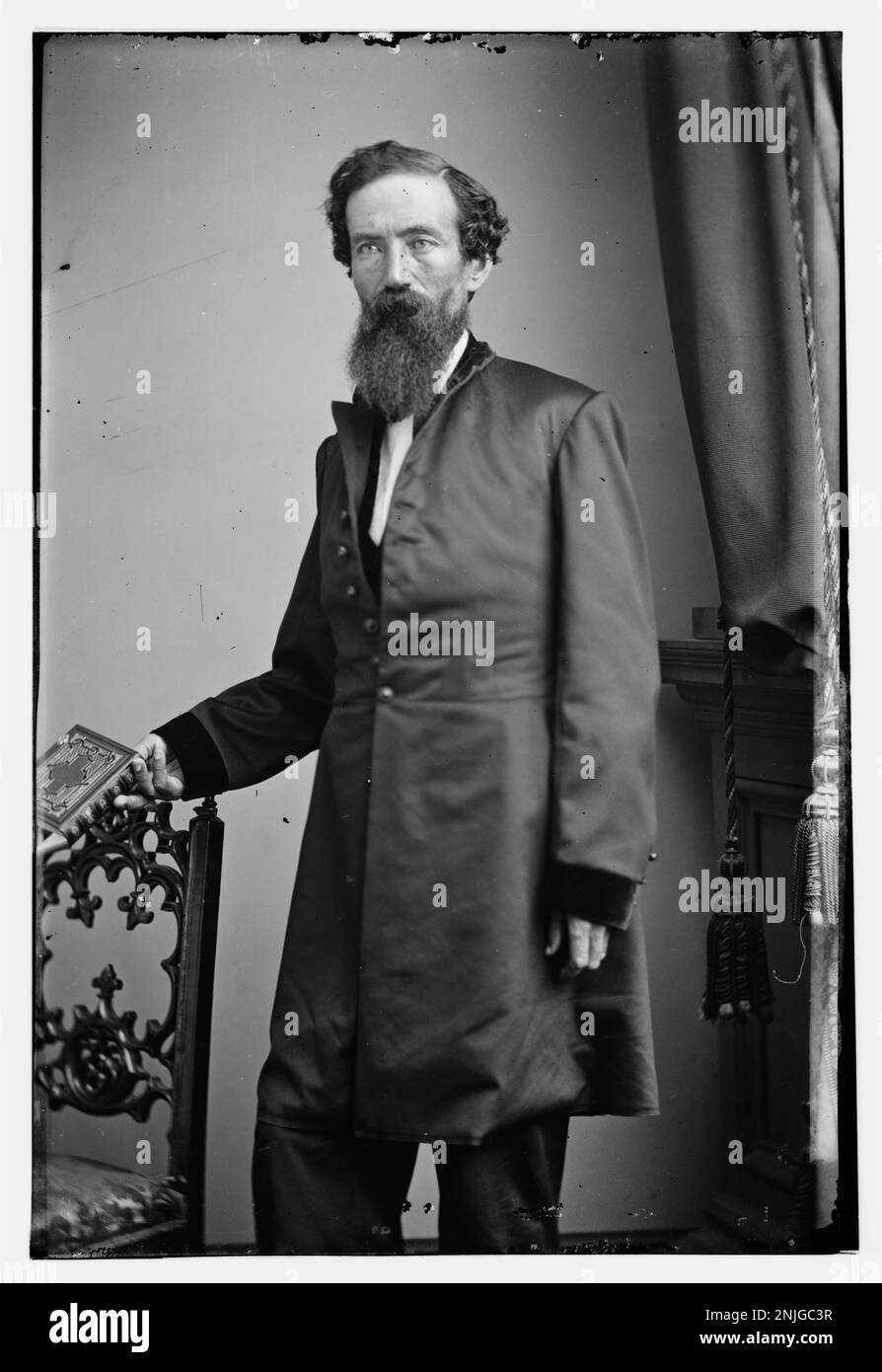 Portrait of Rev. Kelley, a religious leader, captured as part of the ...