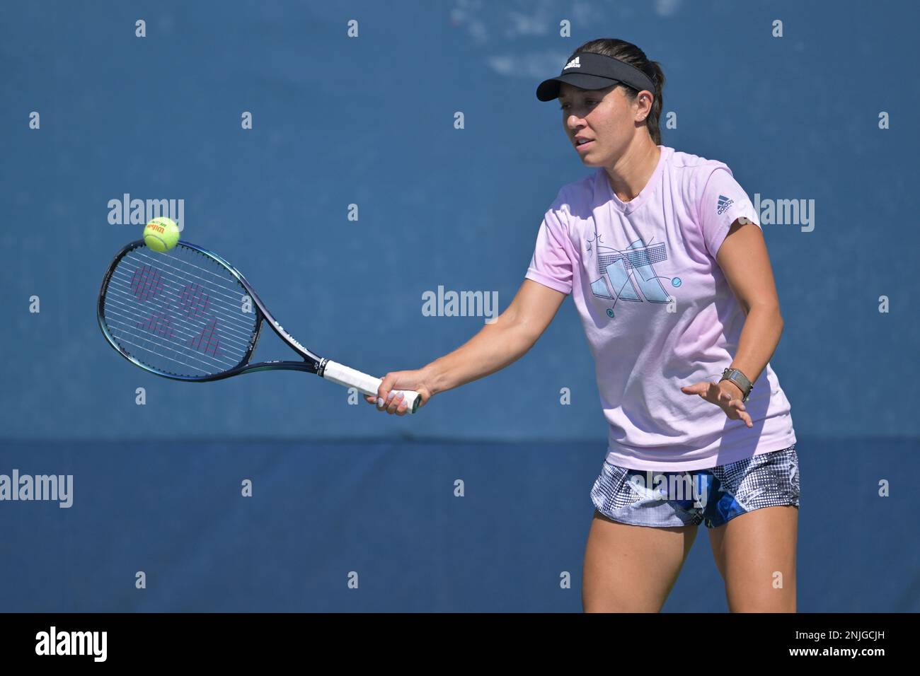Jessica Pegula during practice at the 2022 US Open, Thursday, Aug. 25 ...
