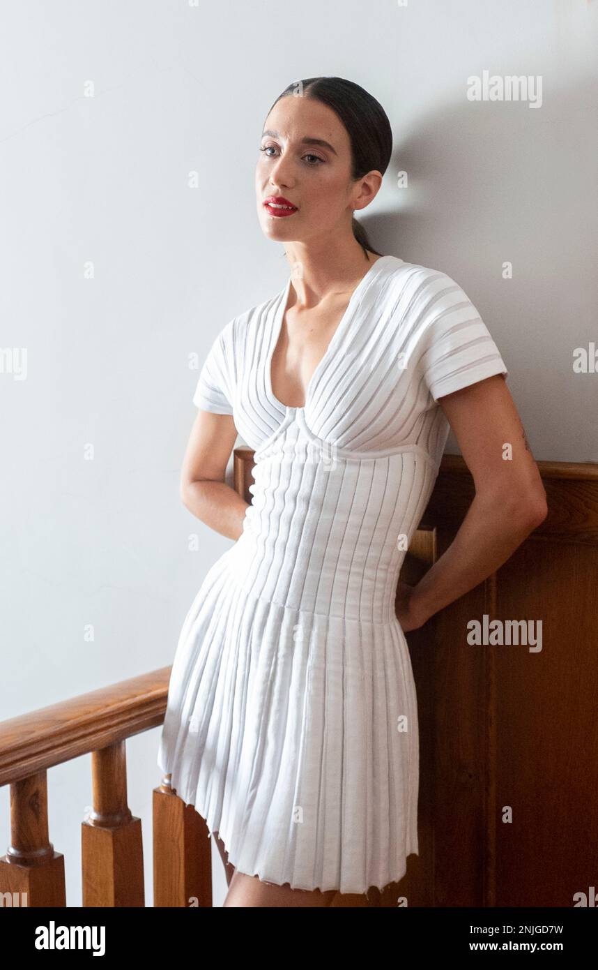Actress Maria Pedraza poses for Europa Press, at the Academia del Cine ...