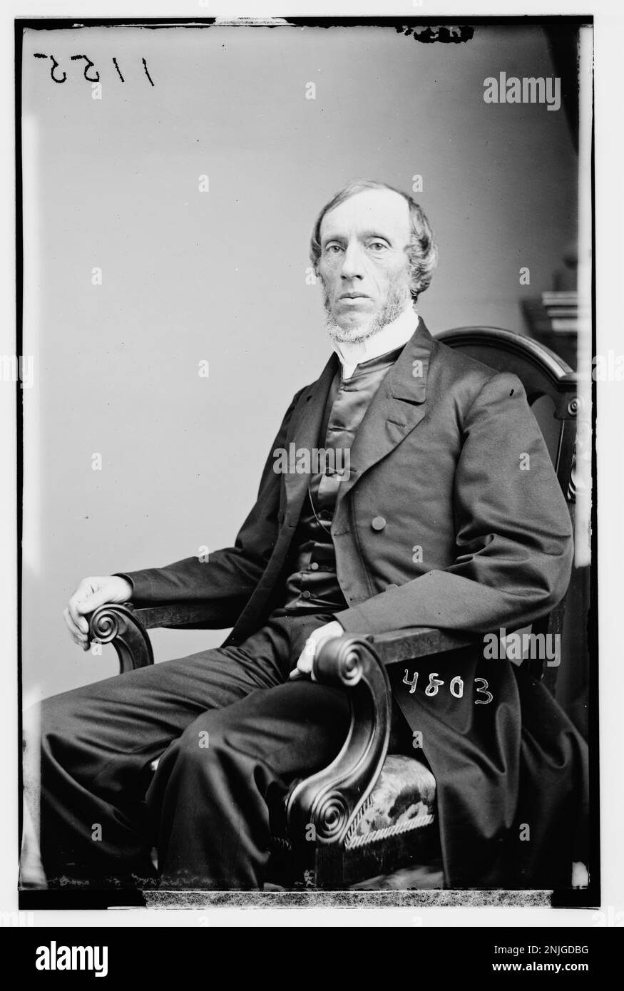 Portrait of Bishop Alfred Lee of Delaware. Image is part of the Library ...
